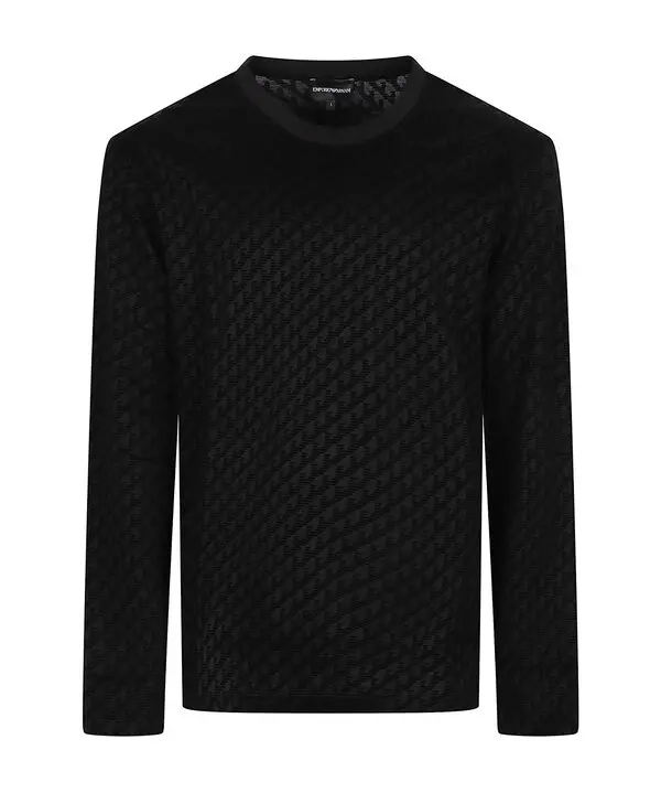 Emporio Armani Long-sleeved Crewneck T-shirt