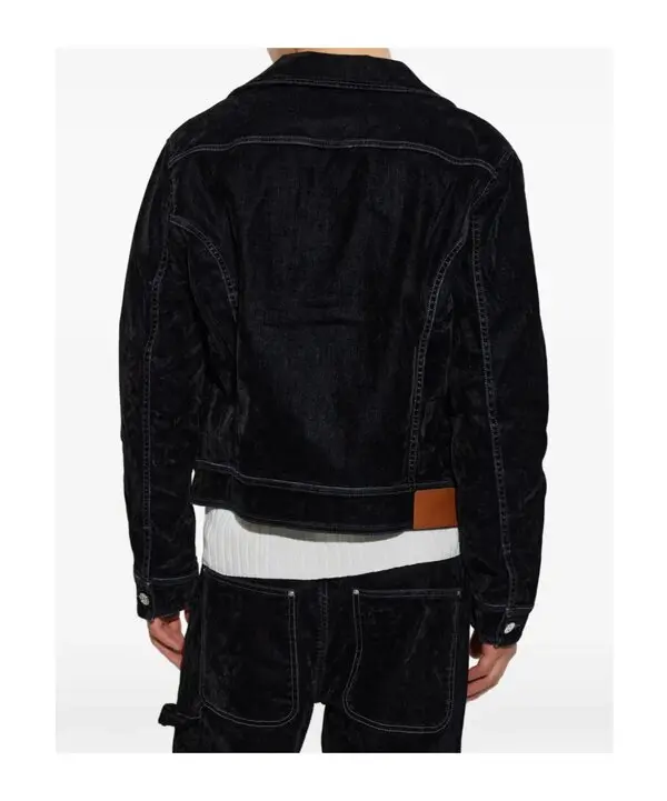 Amiri Logo Embroidered Denim Jacket