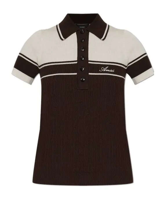 Amiri Short-sleeved Polo Shirt