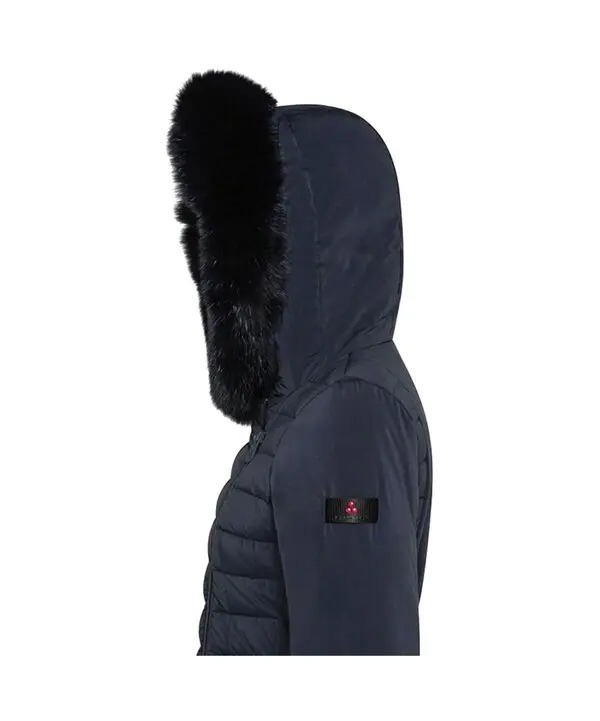 Peuterey Long-sleeved Down Jacket With Detachable Fur-trimmed Hood