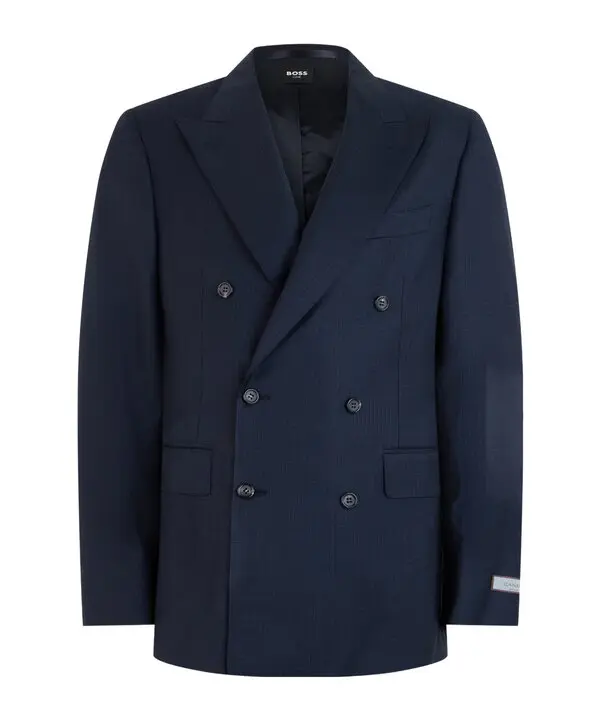Canali Double-breasted Wool Blazer