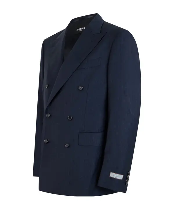 Canali Double-breasted Wool Blazer
