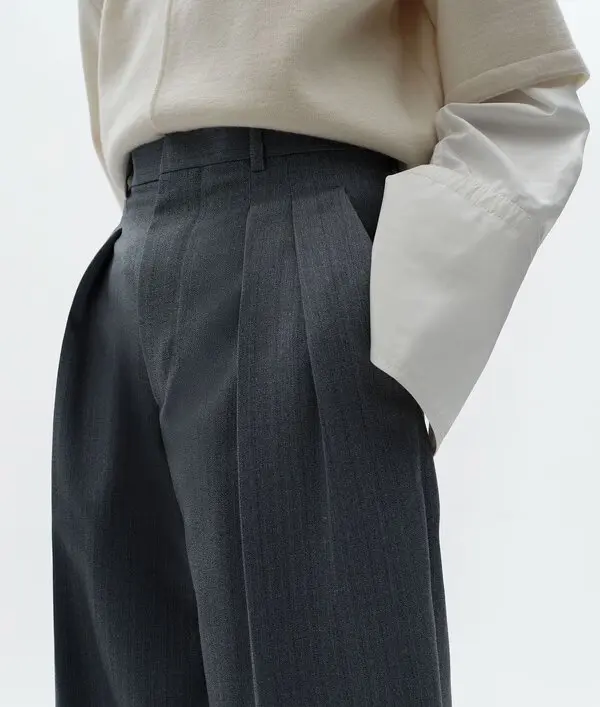 Bottega Veneta Wool Mohair Pants