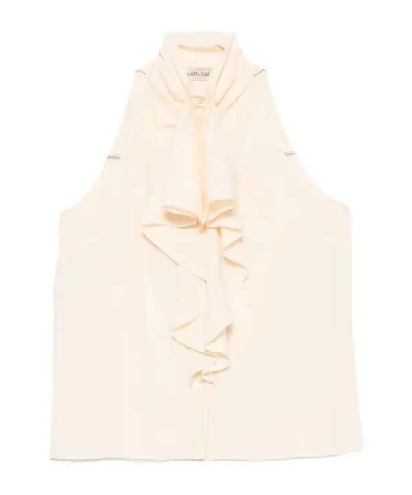 Alberta Ferretti Ruffled Top