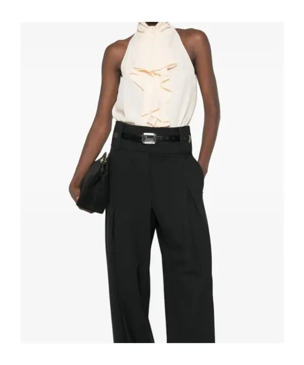 Alberta Ferretti Ruffled Top