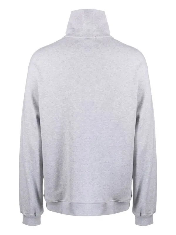 Maison Labiche Half-zip Logo Sweatshirt