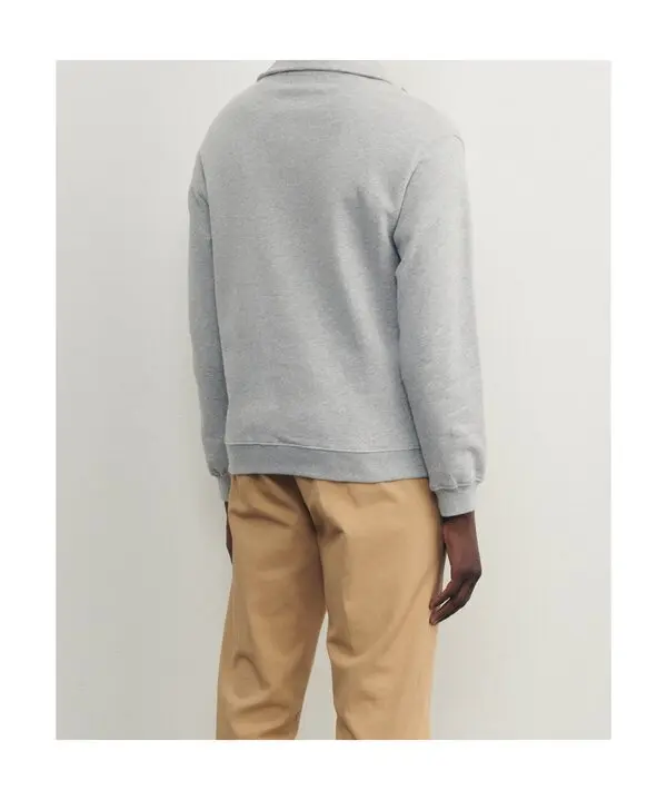 Maison Labiche Half-zip Logo Sweatshirt