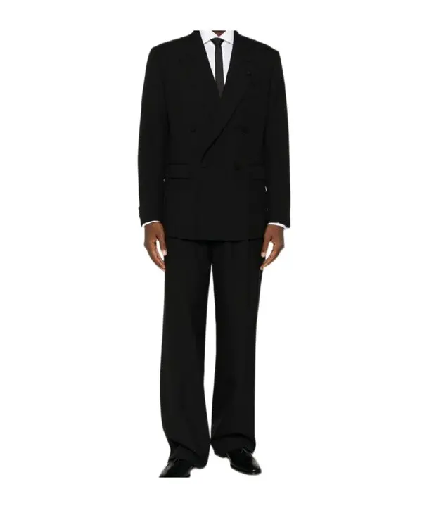 LARDINI Double-breasted Peak-lapel Jacket