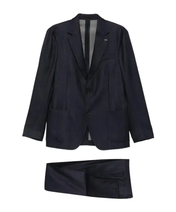 LARDINI Single-breasted Wool Suit