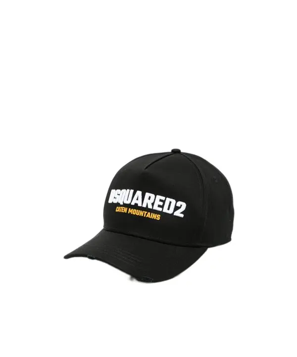 Dsquared2 Distressed Embroidered Baseball Cap