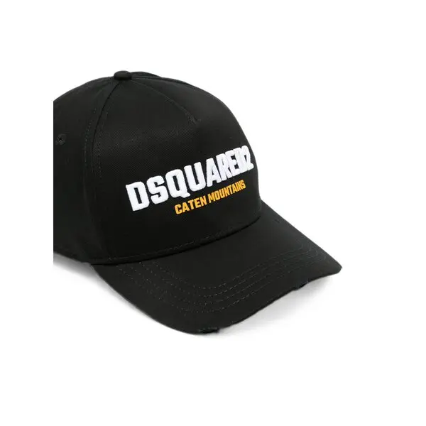 Dsquared2 Distressed Embroidered Baseball Cap
