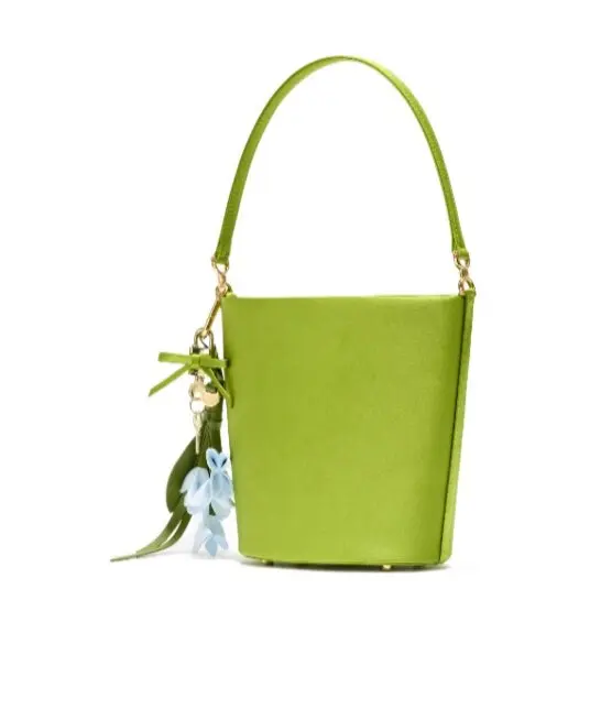 SELF-PORTRAIT Satin Bucket Bag