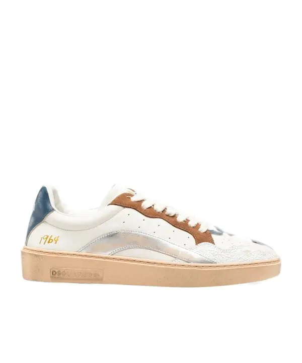 Dsquared2 Distressed Panelled Sneakers