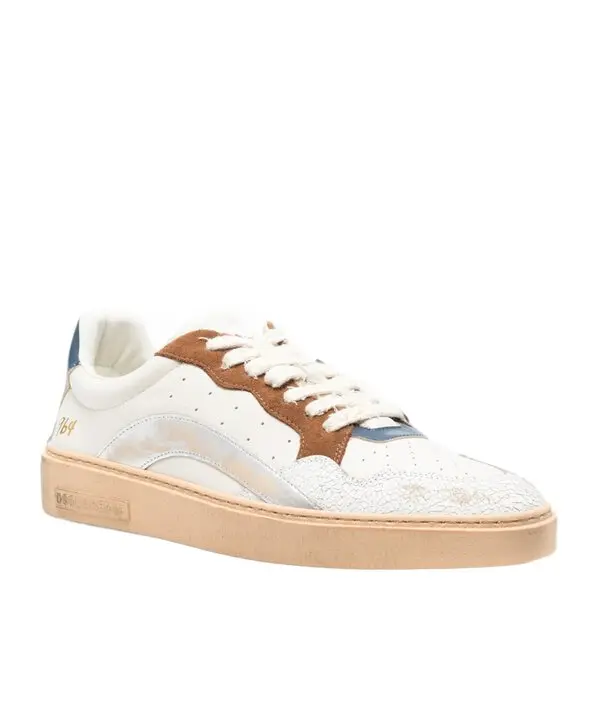Dsquared2 Distressed Panelled Sneakers