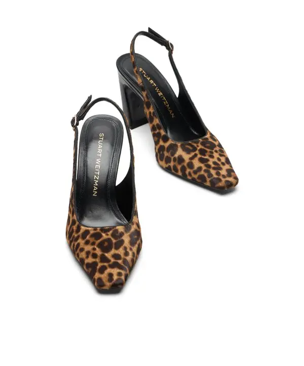 STUART WEITZMAN Stassi Slingback 85 - Leopard