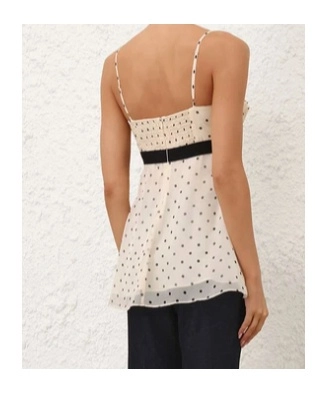 Zimmermann Pleated Frill Cami