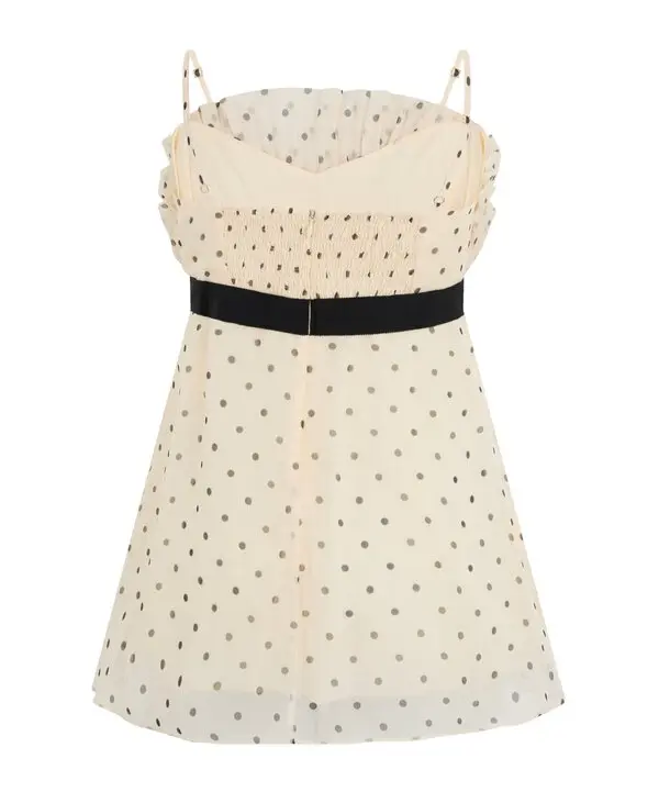 Zimmermann Polka Dot Ruffled Top