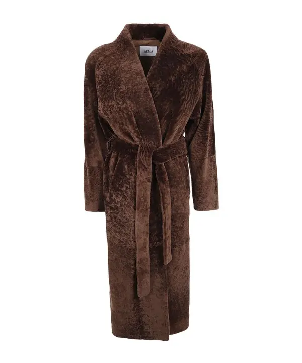 ARMA Belted Long Coat