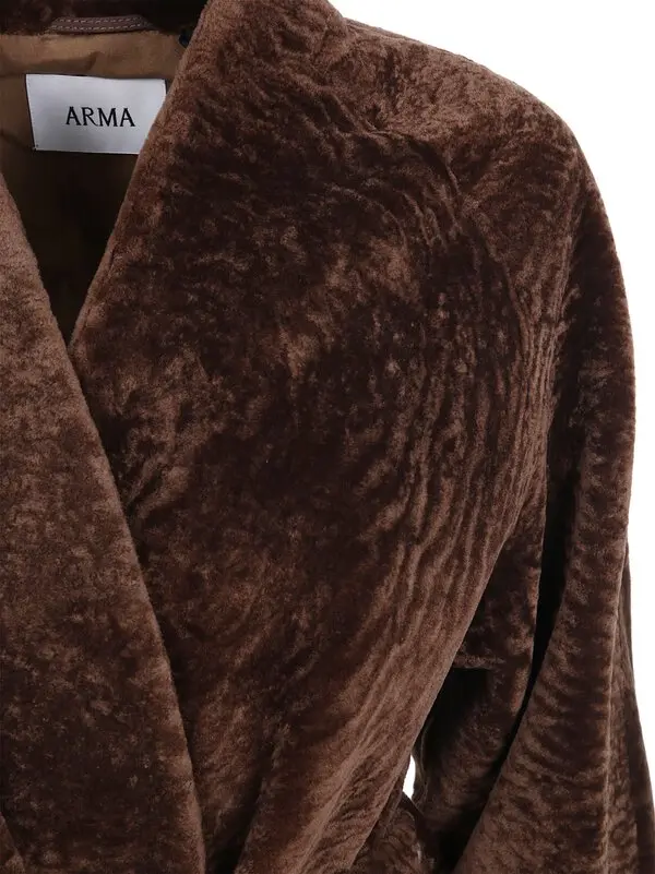 ARMA Belted Long Coat