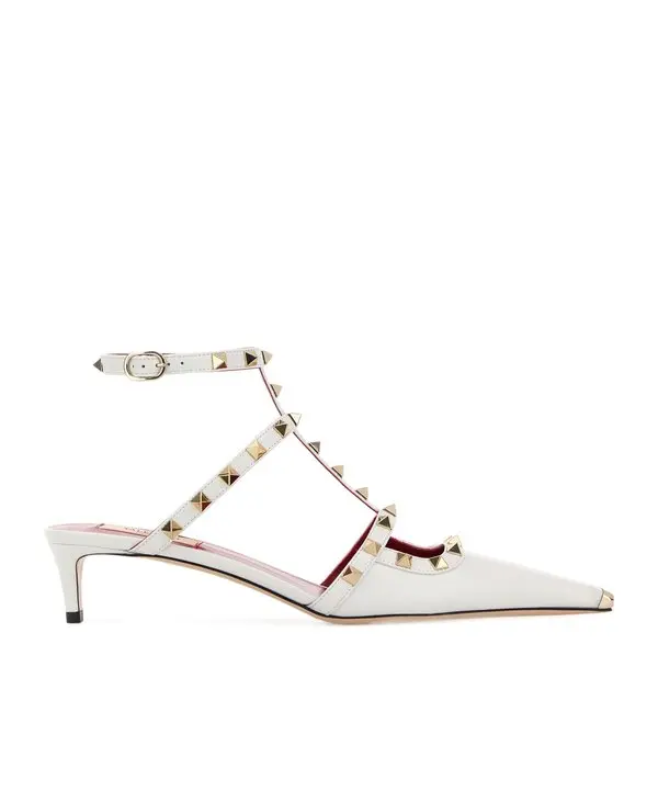 Valentino Garavani Rockstud Ankle-strap Heeled Sandals