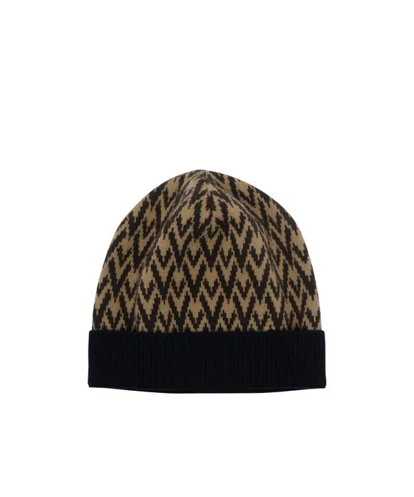 Valentino Garavani Knitted Beanie - Brown