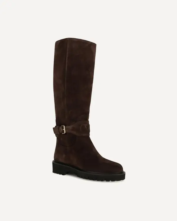 Valentino Garavani Vlogo Signature Round Toe Boots