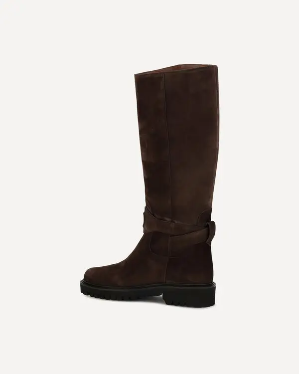 Valentino Garavani Vlogo Signature Round Toe Boots