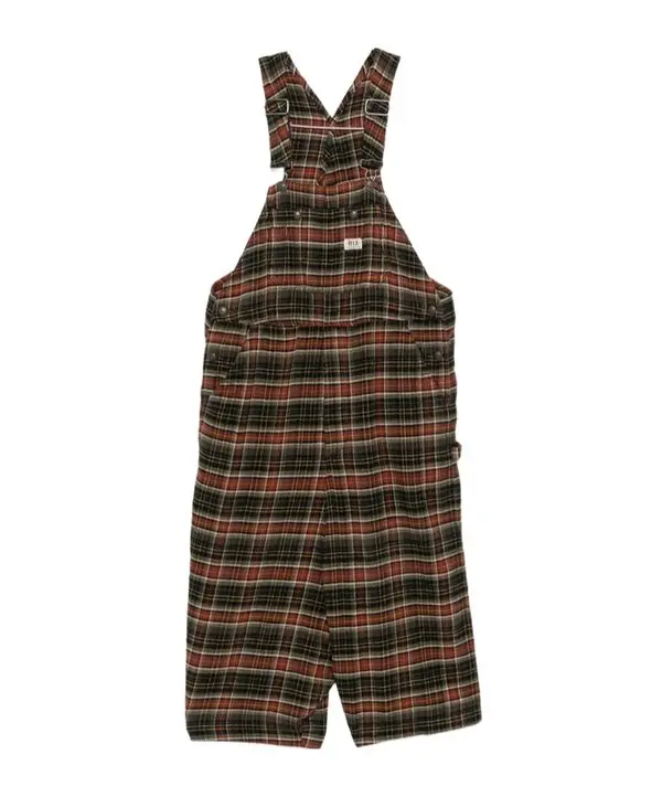 R13 Plaid Overalls