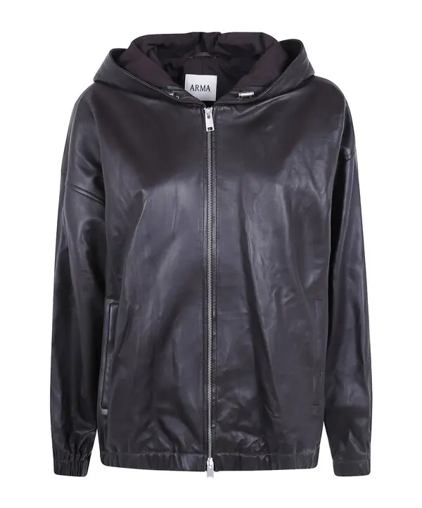 ARMA Guisy' Lamb Easy Jacket - Coffee Bean