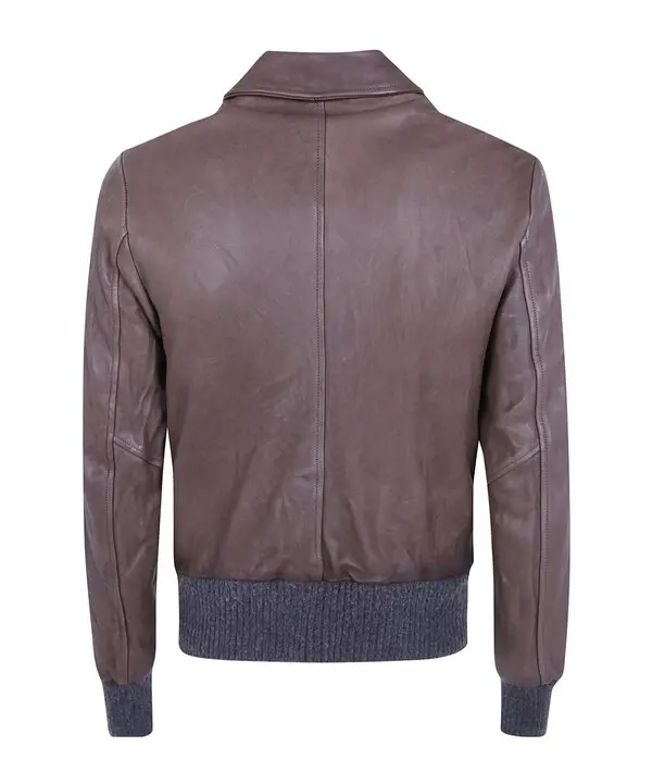 GIORGIO BRATO Long-sleeve Leather Jacket