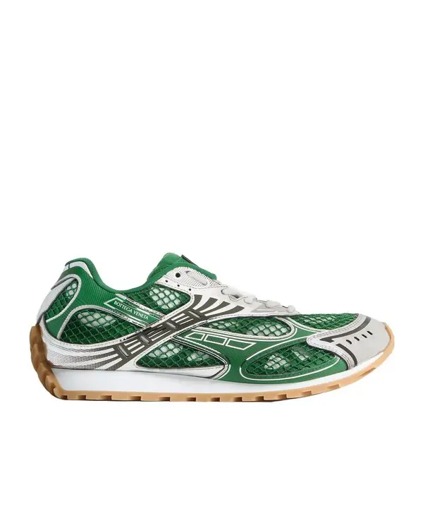 Bottega Veneta Orbit Low-top Sneakers - Tree Bark Green/adidas Green