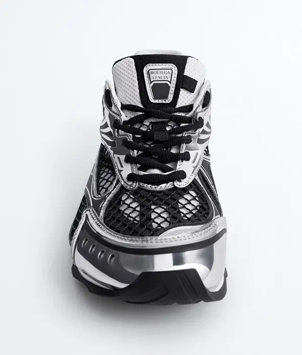 Bottega Veneta Orbit Sneaker - Black/silver