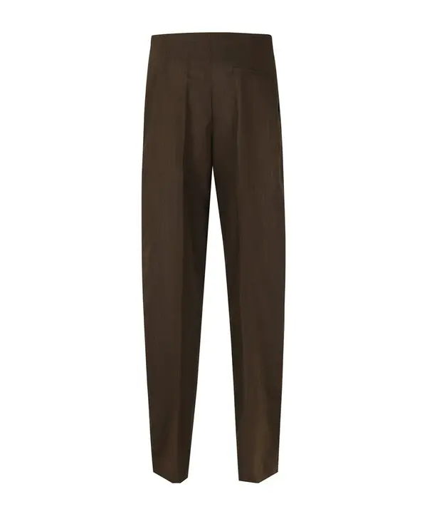 Alberta Ferretti Pleated Wide-leg Trousers