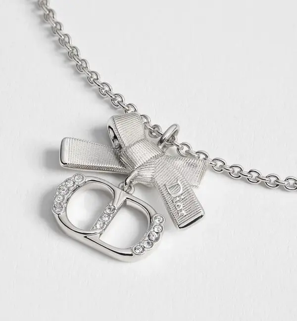 Dior Cd Parure Necklace With Crystal Embellishments