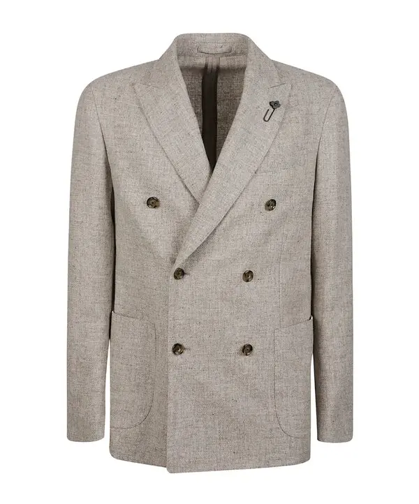 LARDINI Roma Double-breasted Jacket