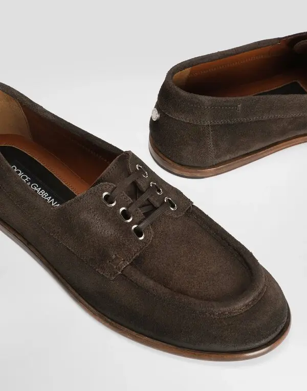 Dolce & Gabbana Dolce Gabbana Round Toe Lace-up Derby Shoes