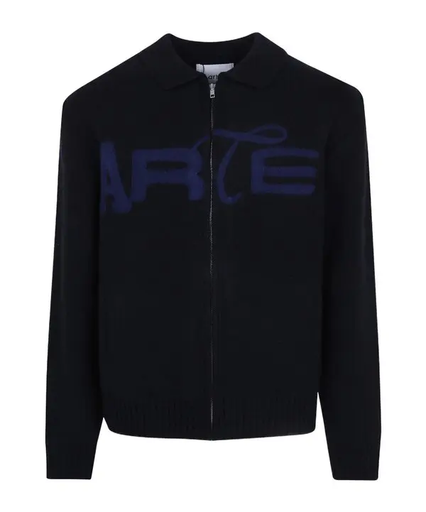 ARTE ANTWERP Stencil Zip Cardigan