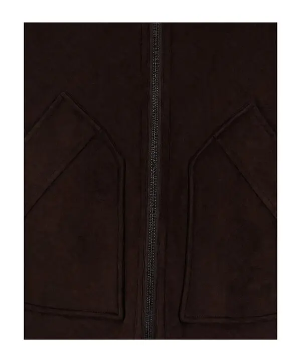 COLMAR Suede-effect Zip-up Jacket