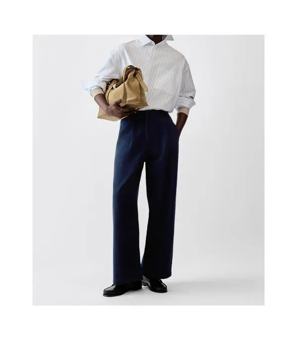 Jacquemus Mid-rise Wide Leg Jeans - Navy