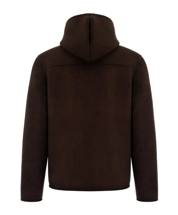 COLMAR Suede Zip-up Hooded Jacket
