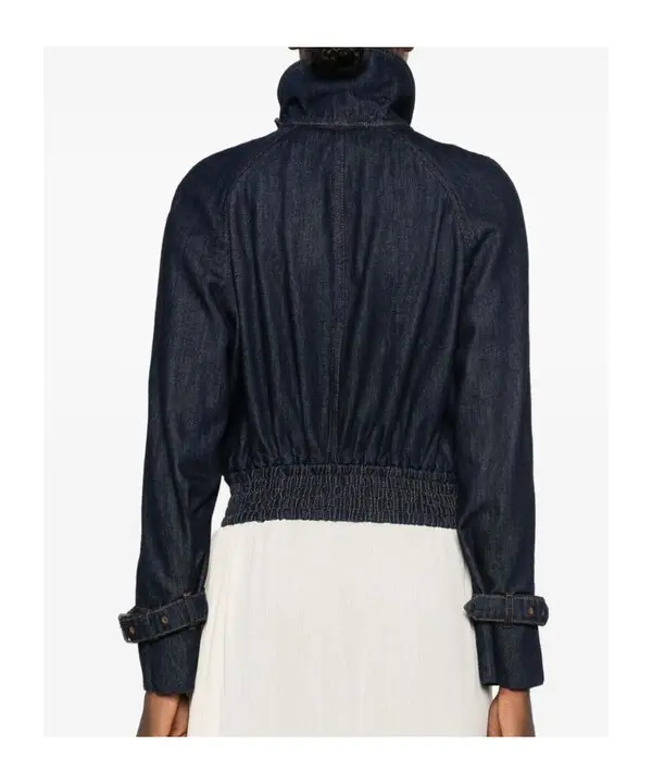 Dries Van Noten Long Sleeve Denim Jacket - Blue