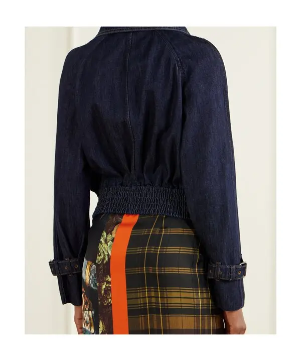 Dries Van Noten Long Sleeve Denim Jacket - Blue