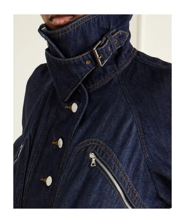 Dries Van Noten Long Sleeve Denim Jacket - Blue