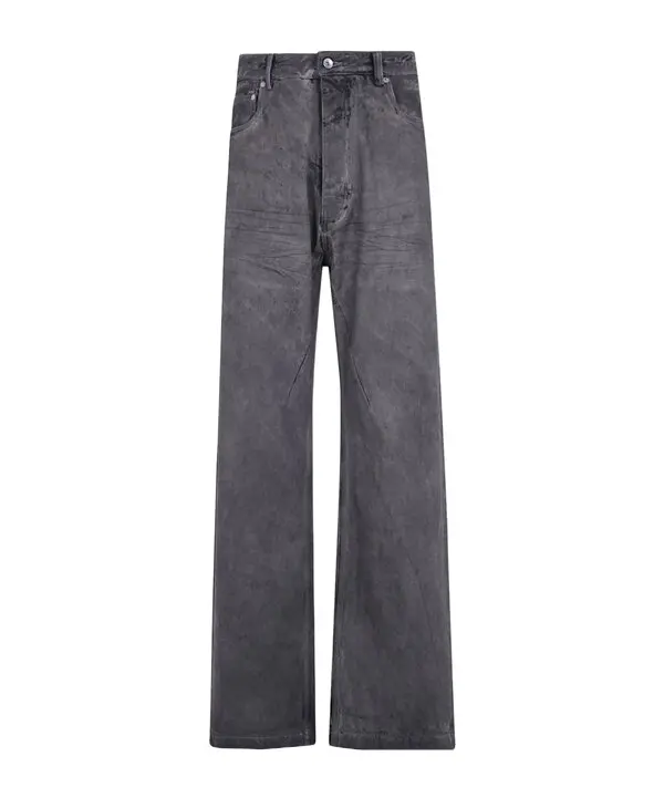 Rick Owens Faded Whiskered Jeans