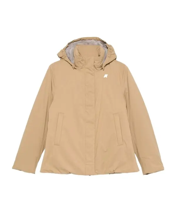 K-WAY Marlette Hooded Logo-patch Jacket
