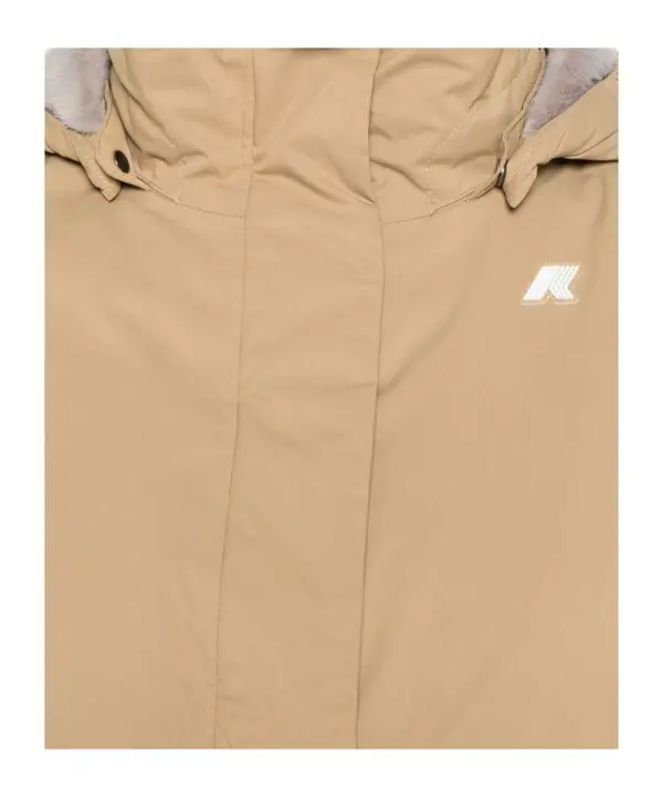 K-WAY Marlette Hooded Logo-patch Jacket