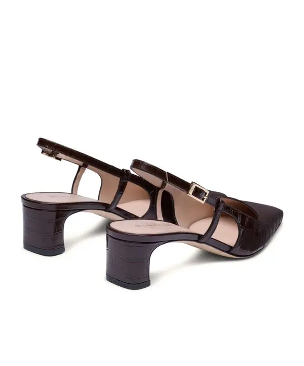 STUART WEITZMAN Baby Babette Slingback Pumps - Walnut