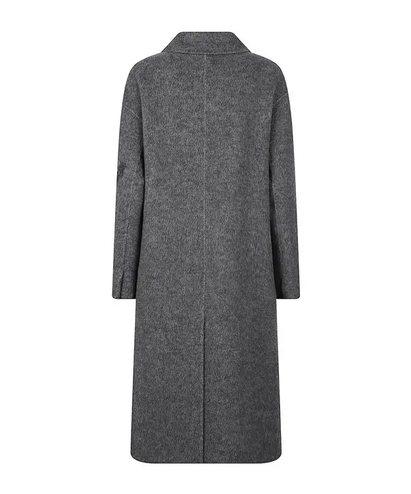 ERMANNO FIRENZE Double-breasted Long-sleeved Coat