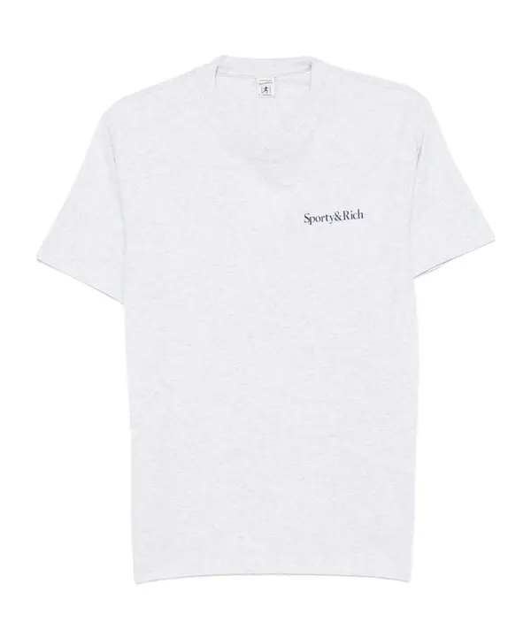 SPORTY  RICH Sporty & Rich Crewneck Short Sleeve T-shirt