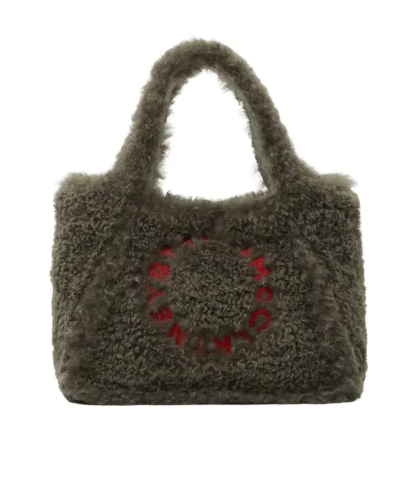 Stella McCartney Teddy Logo Tote Bag - Grey